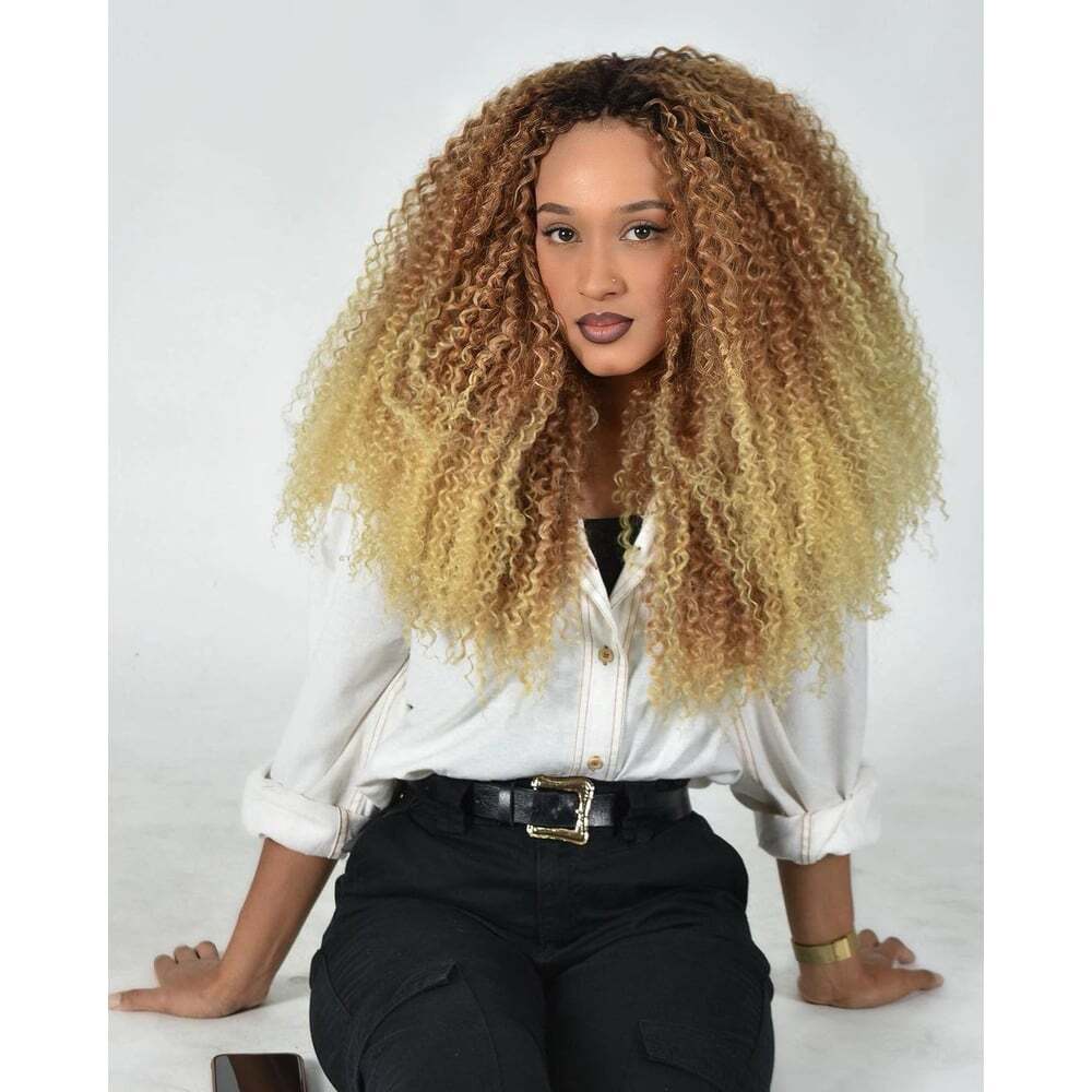 Cabelo Cacheado Bio Fibra Leonor 320g Sleek | Shopee Brasil