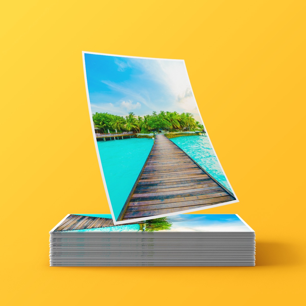 50 Folhas Papel Couchê 180g A4 Fosco Matte Multiuso Usapel | Shopee Brasil