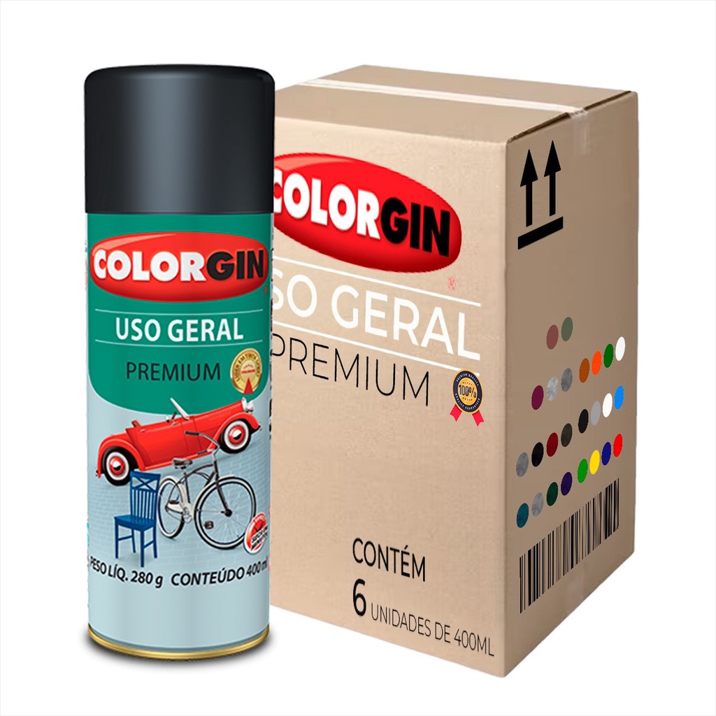 Tinta Spray Premium Uso Geral Alto Rendimento 400ml | Shopee Brasil