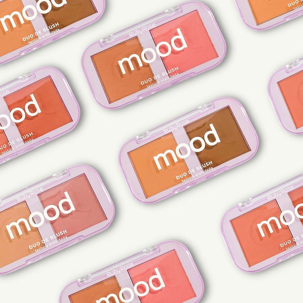 Duo de Blushes Linha Mood Ruby Rose | Shopee Brasil