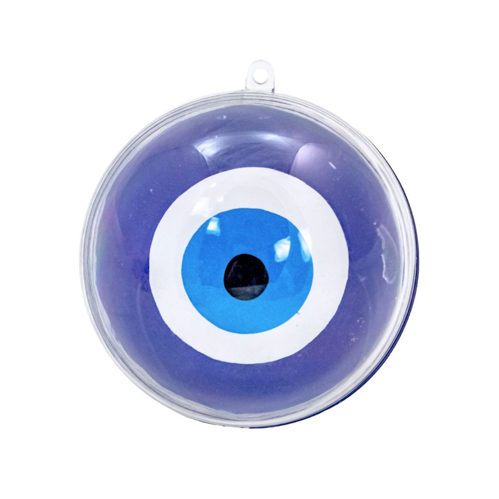 Esfera 7cm Acrílica Anti Inveja Energia Ruim Olho Grego - Pacote Com 10 ...