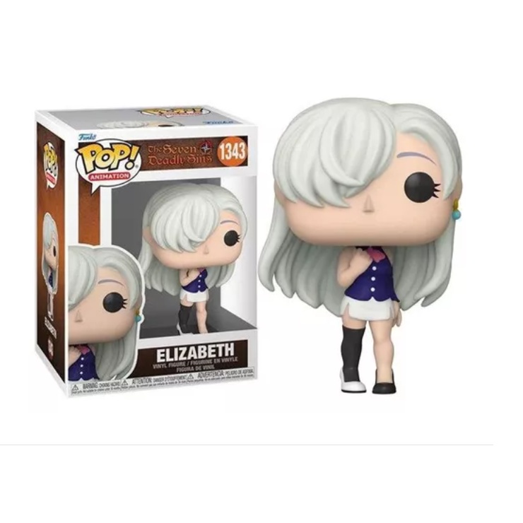 Funko Pop Seven Deadly Sins 1343 - Elizabeth | Shopee Brasil