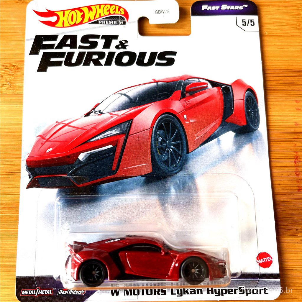 HotWheels Hot Wheels Velozes e Furiosos 1 Modelo de carro de liga GBW75 ...