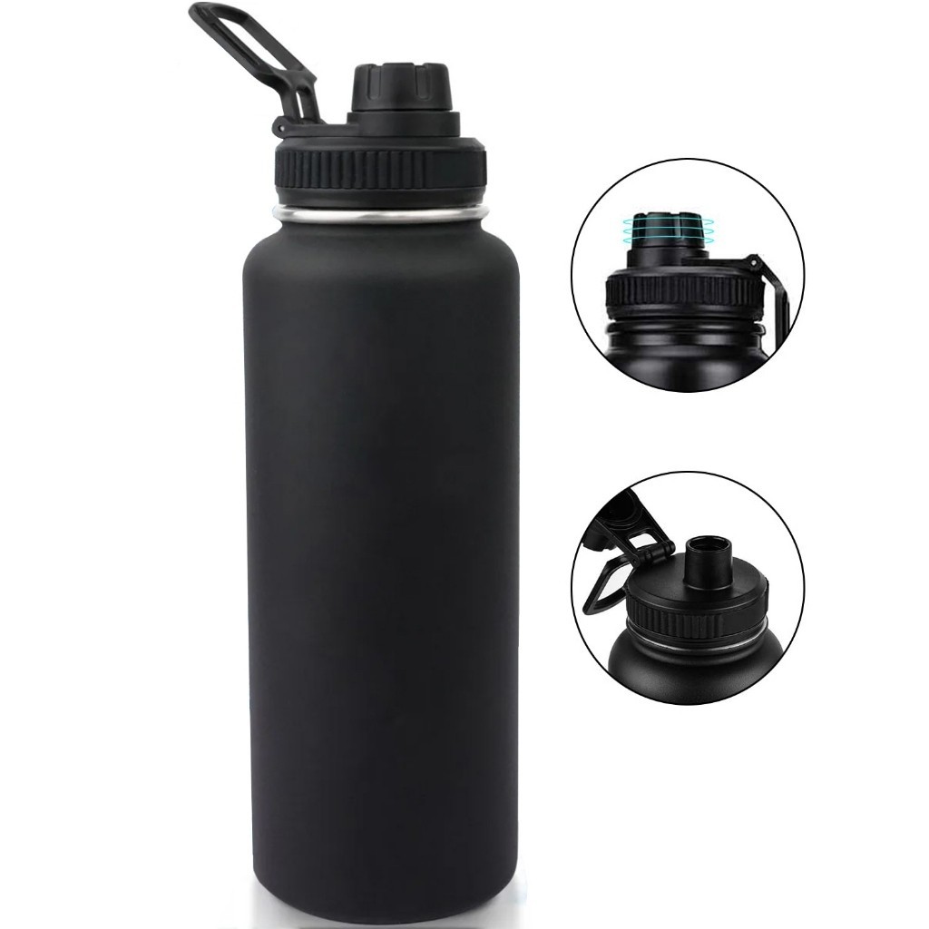 1200ml Garrafa T rmica Liso Garrafa Espacial Quente Frio Com