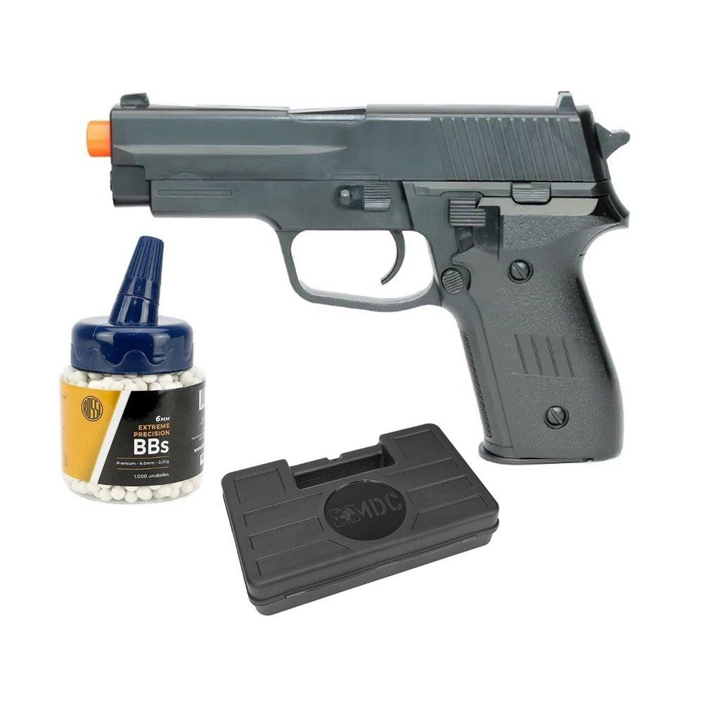 Pistola Airsoft Vg P226 Spring 6mm Rossi Vigor + Case + BBs | Shopee Brasil