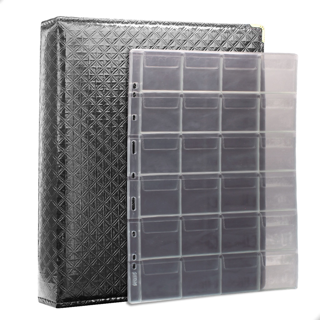 Álbum Fichário 10 Fls para 240 Moedas 32x24 Matelado G | Shopee Brasil