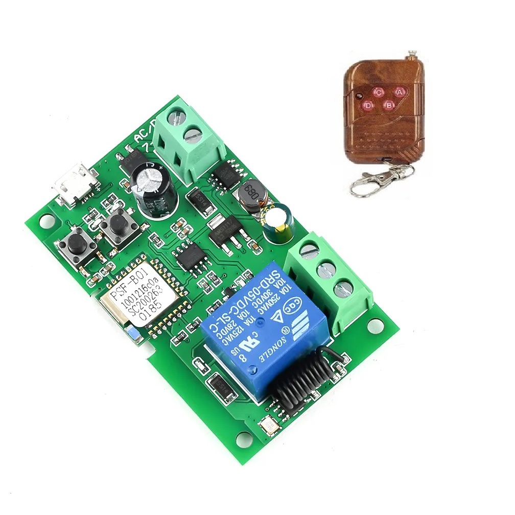 interruptor relé sonoff Wifi 5v-12v-32v + controle rf433 | Shopee Brasil