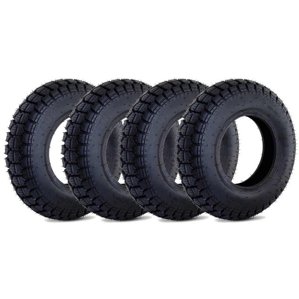 Kit 4 Pneu 400x8 Carrinho Armazem Carga Plataforma 4 Lonas - Colson ...