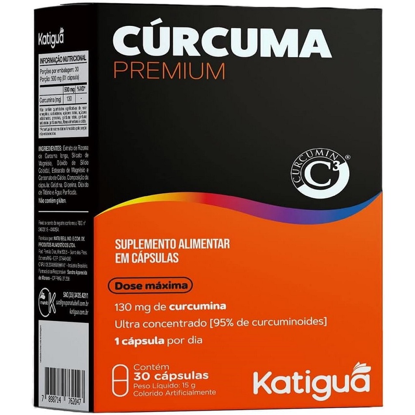 Curcuma 500mg Com 30 Capsulas | Shopee Brasil