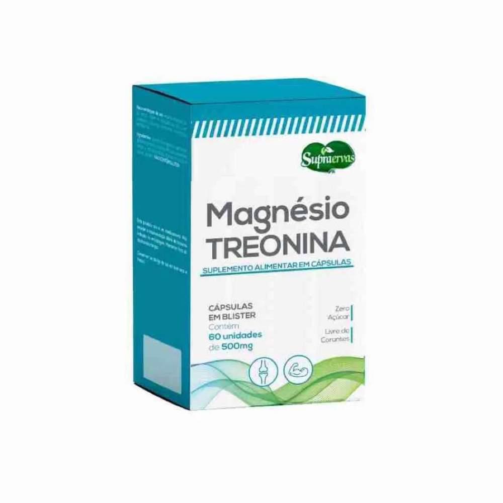 Magnésio Treonina (Treonato) 500mg - 60 Cápsulas em Blister | Shopee Brasil