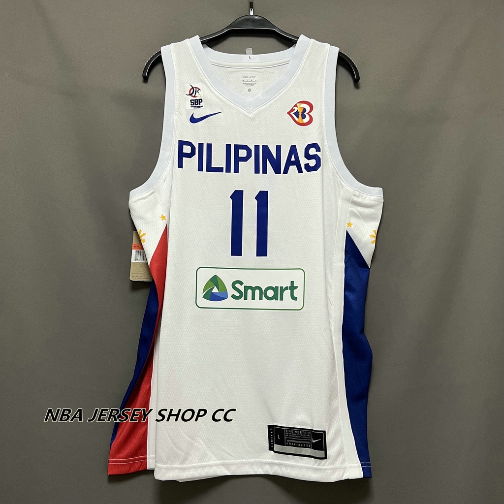 Novo Gilas Pilipinas Original Masculino # 11 Sotto Jersey Branco ...