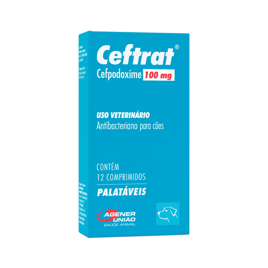 Ceftrat Agener União 100mg 12 Comprimidos | Shopee Brasil