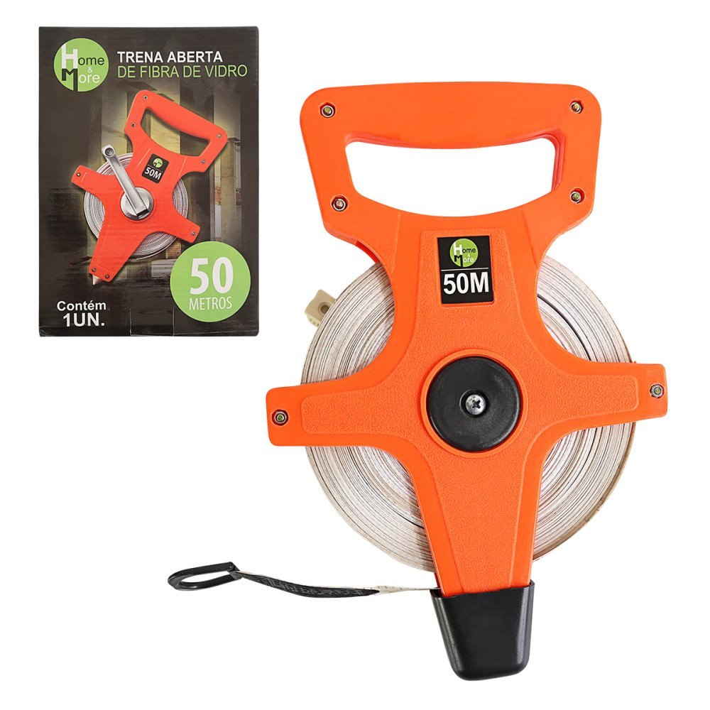 Trena Aberta de Fibra de Vidro 50m | Shopee Brasil
