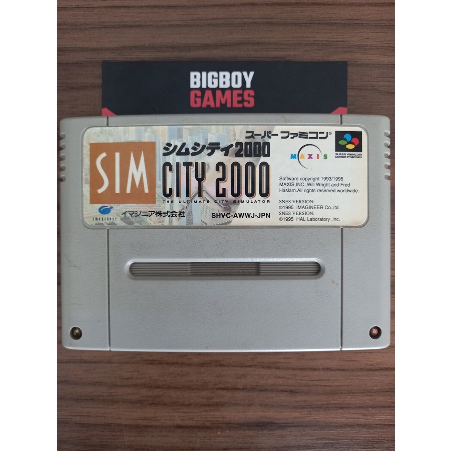 SimCity 2000 (Seminovo) - Super Famicom | Shopee Brasil