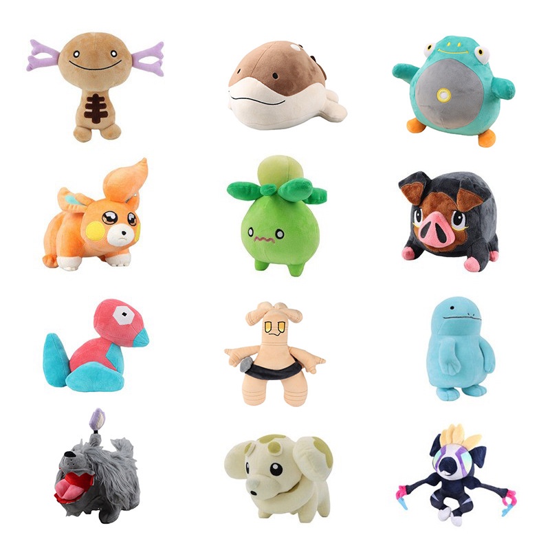 Paldean Wooper Pelúcia Pokemon Brinquedo De Pelúcia Wooper Padia Boneca ...