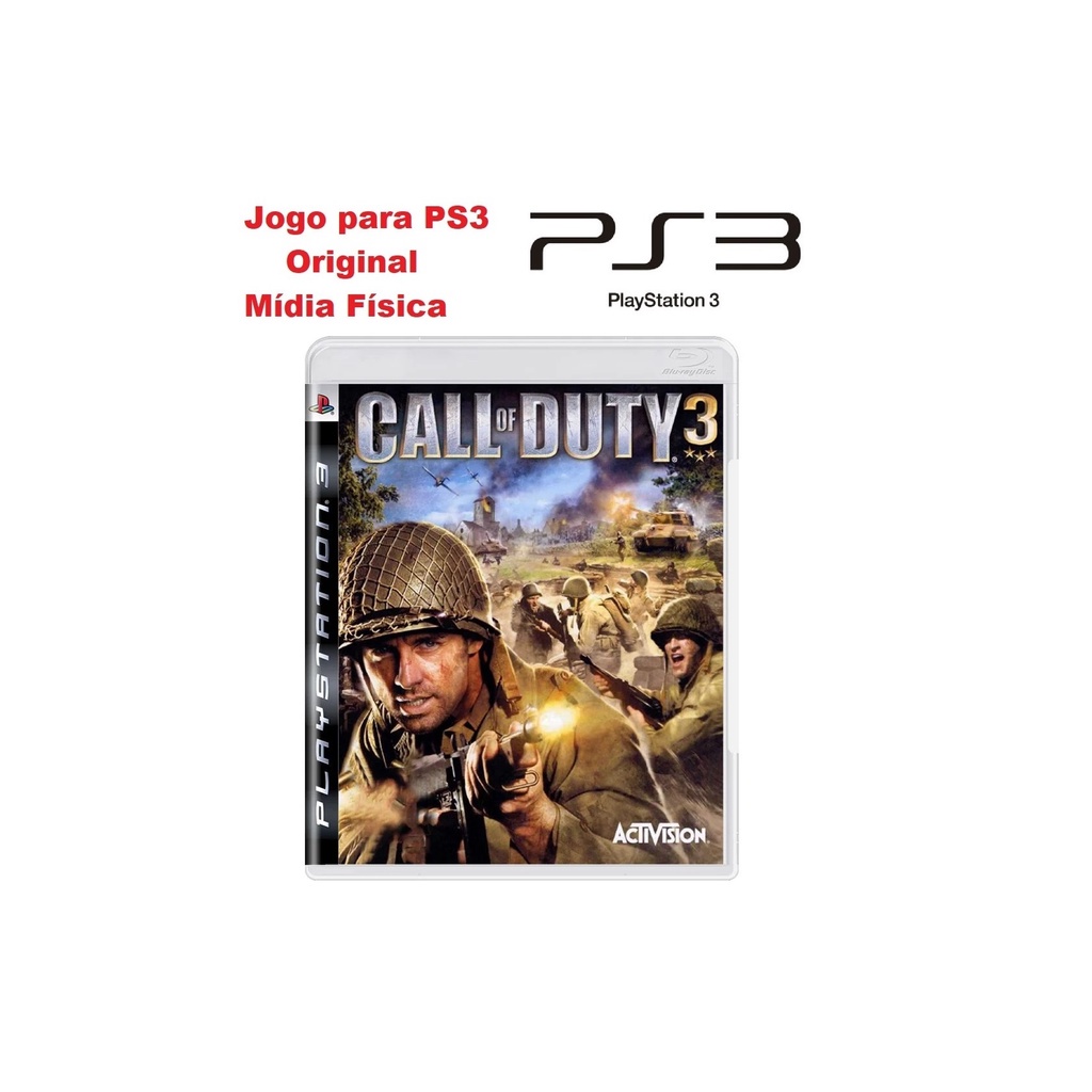 Call of Duty 3 - Jogo Original - Mídia Física (roda em qualquer ...
