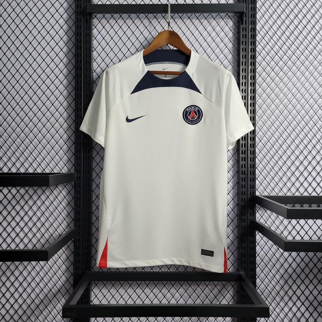 Camiseta do PSG Treino Branca 22/23 Torcedor s/nº Masculina Nike ...
