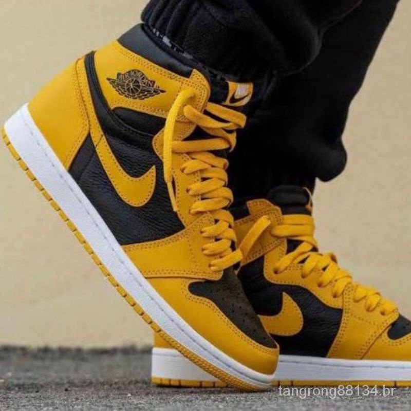 Nike Jordan 1 Alta Qualidade Pólen | Shopee Brasil