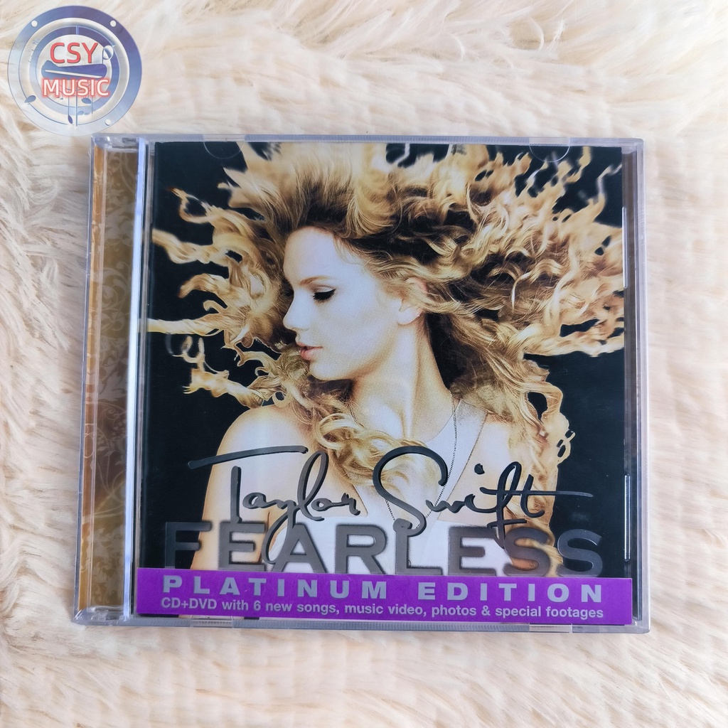 Taylor Swift Fearless Platinum Edition CD+DVD Álbum - Escorrega o Preço