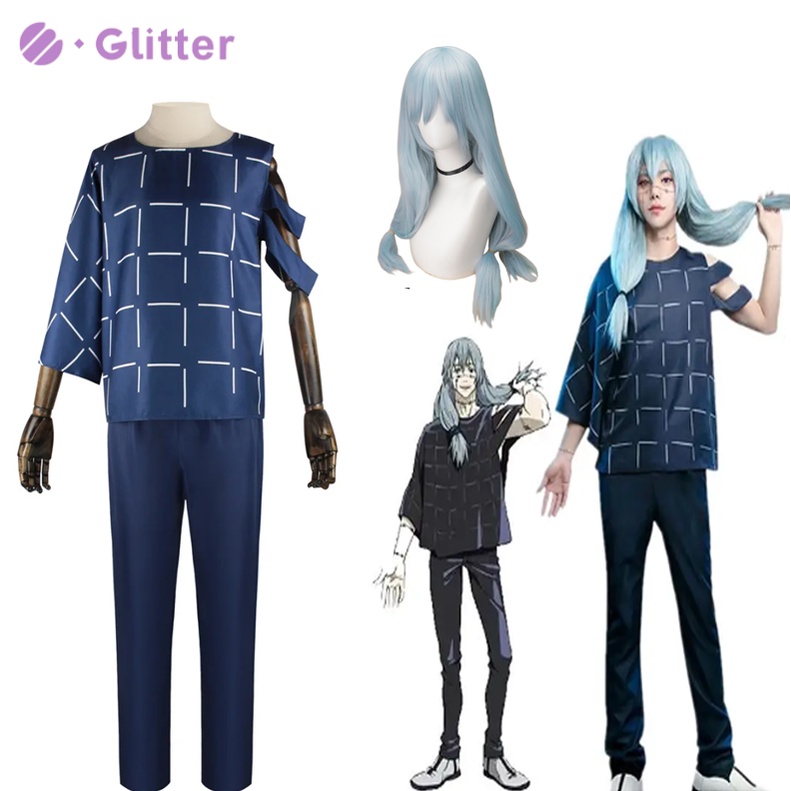 Anime Jujutsu Kaisen Mahito Cosplay Para Calças De Topo Adulto Conjunto ...