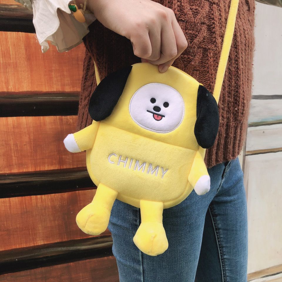 Bt21 Bolsa de Moedas de Dupla Camada de Corpo Cruzado / Bolsa para ...