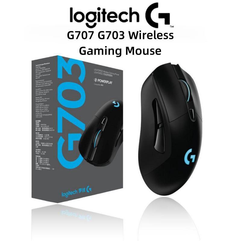 Logitech G707 G703 Rato Para Jogos Sem Fio Mouse Com Desktop/Laptop De ...