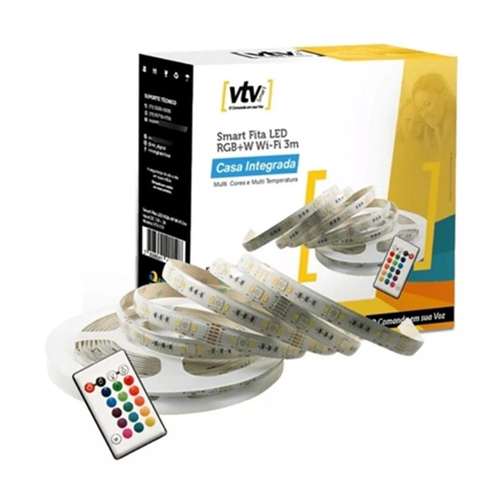 FITA VTV SMART FITA LED WI-FI RGB VTV-119 COMANDO DE VOZ | Shopee Brasil