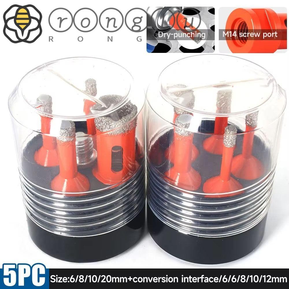 RONGLU Broca Seca Soldada , Núcleo De Cera De Resfriamento M14 Abridor ...