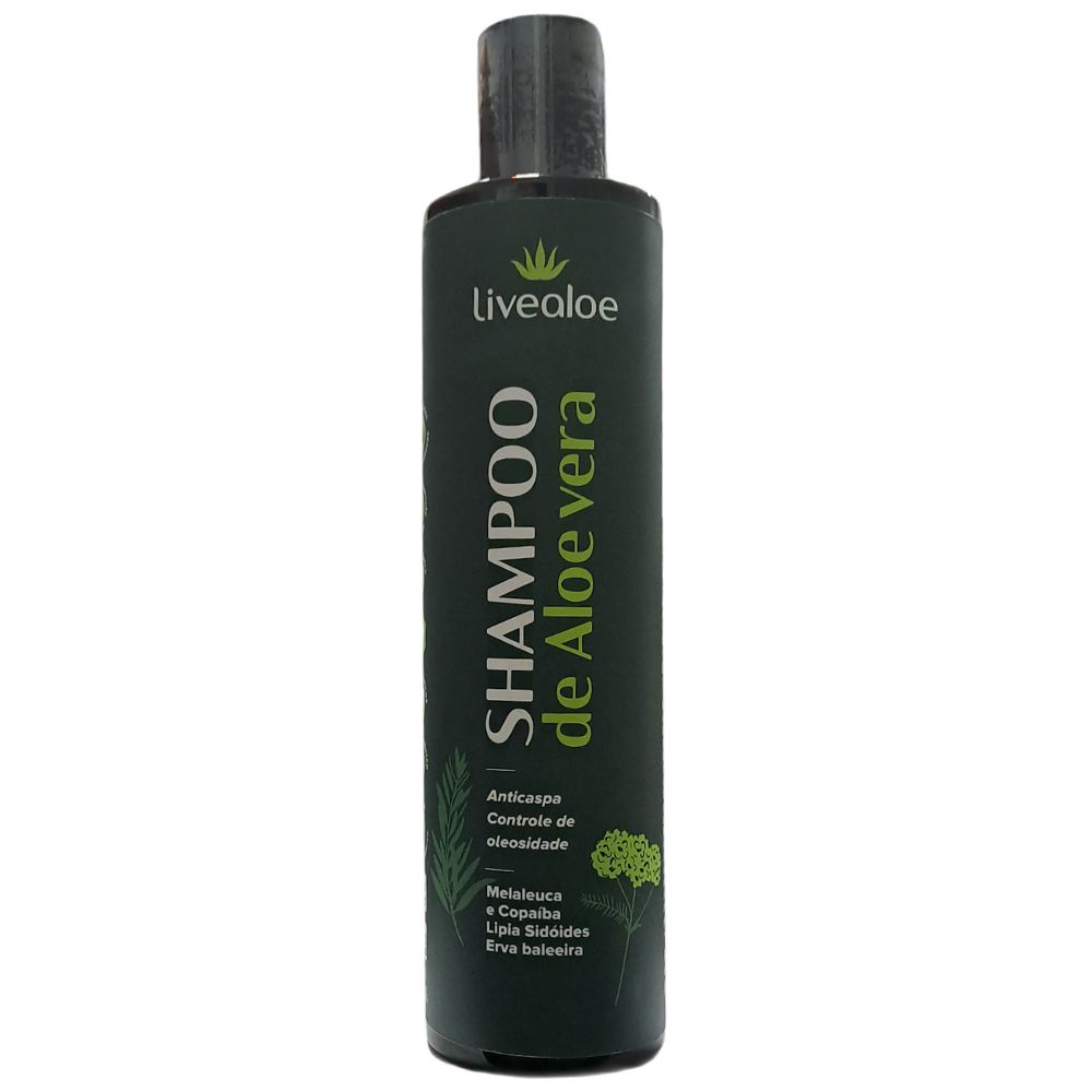 Shampoo de Aloe Vera Livealoe Low Poo selo IBD Vegano 300ml | Shopee Brasil