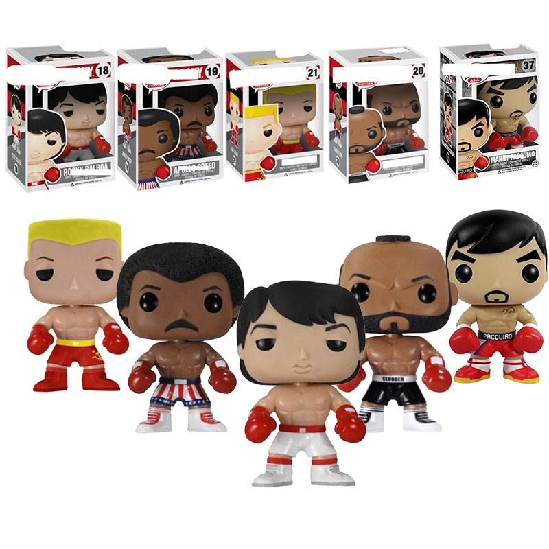 Funko POP Rocky Year Boxer Ação Figura 20 21 32 Balboa 18 Apollo Creed ...