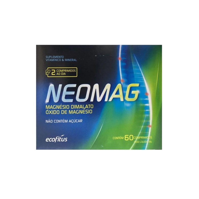 Kit 3 Vitamina Magnésio Dimalato Neomag 60 Cpr - Ecofitus | Shopee Brasil
