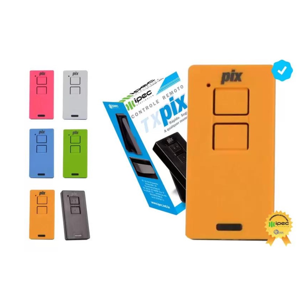 TX PIX - CONTROLE REMOTO - 433,92mhz SAW - IPEC | Shopee Brasil