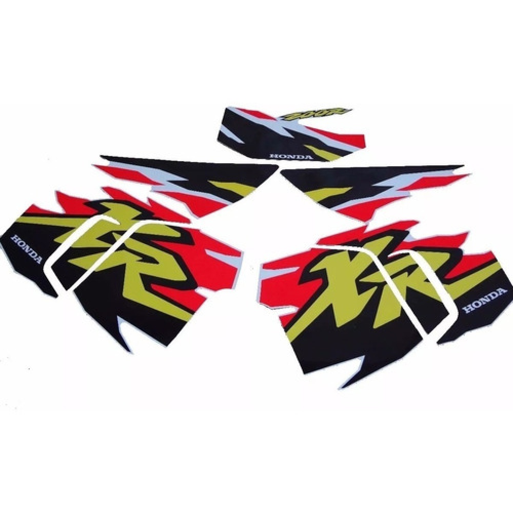 Kit Adesivos Faixa Xr 200 R Branca 1997 Jogo Adesivo | Shopee Brasil