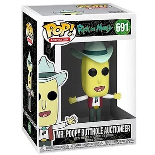 Funko Pop - Mr. Poopy Butthole Auctioneer Rick and Morty #691 ...