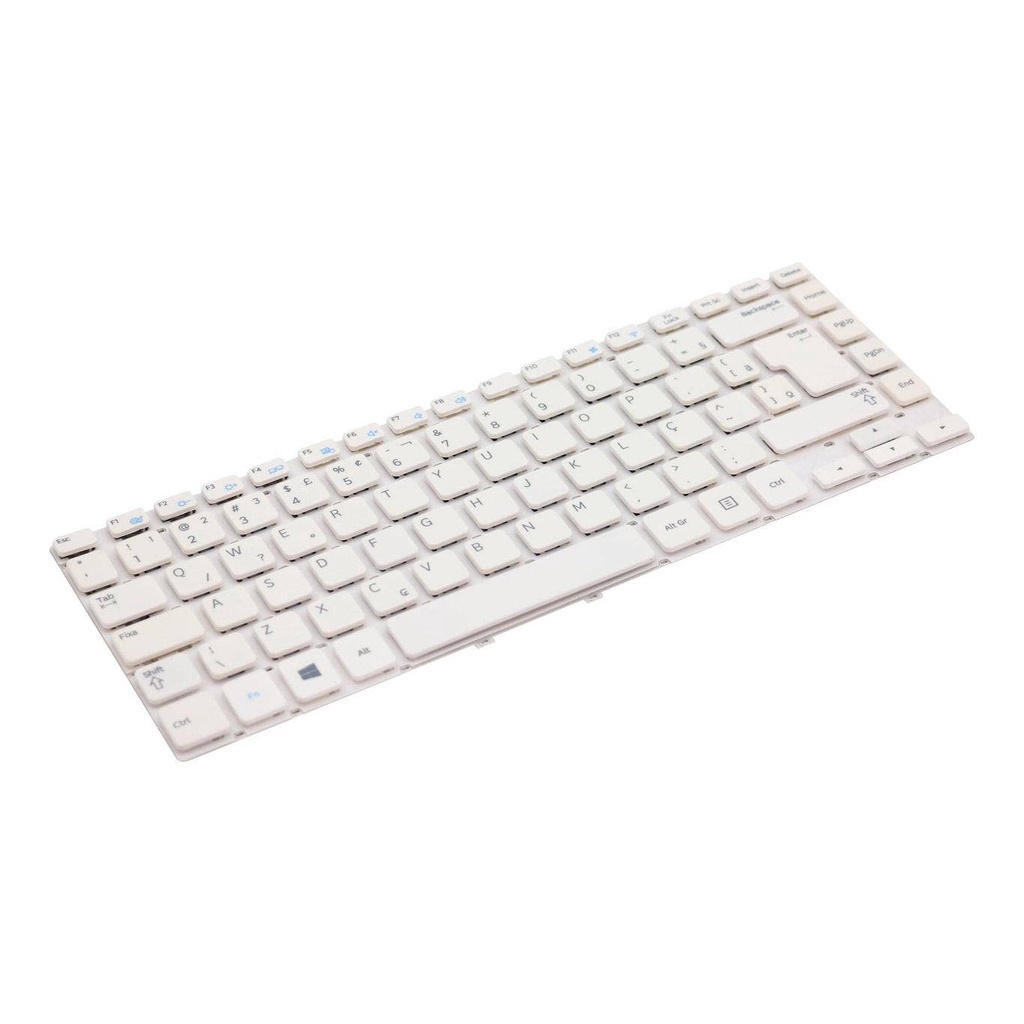 Teclado para Notebook Samsung NP270E4E-KDABR | Branco ABNT2 | Shopee Brasil