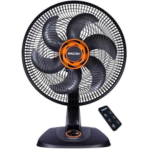 Ventilador com Controle Neo Air Max Control 15 Preto-Lr 127V Mallory ...
