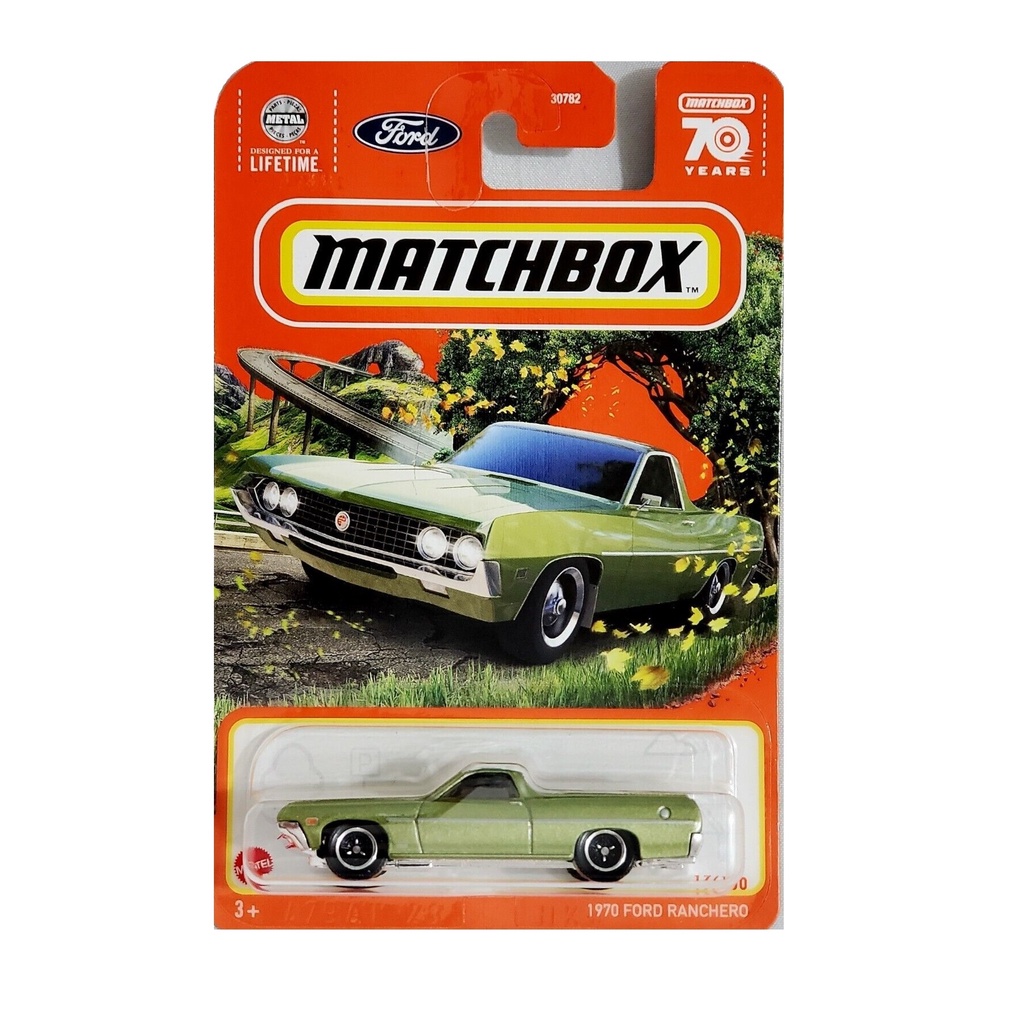 Matchbox 1970 Ford Ranchero 1:64 70 years | Shopee Brasil
