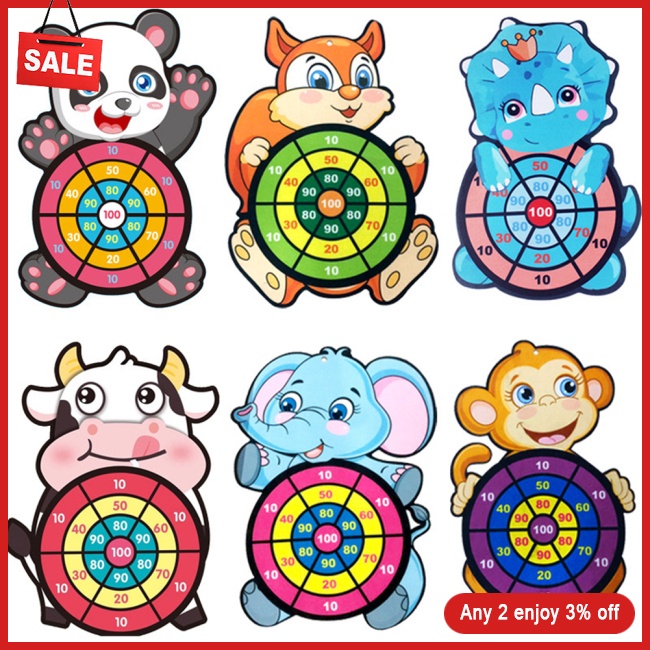 ABB Jogos De Dardos Infantis Jogo De Bola Pegajosa Discos Auto-Adesivos ...