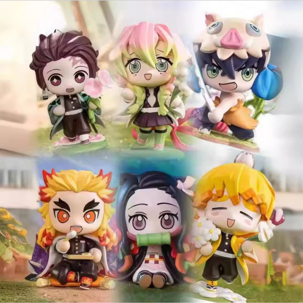 Mini Action Figures Demon Slayer Kimetsu no Yaiba - Para Coleção e ...