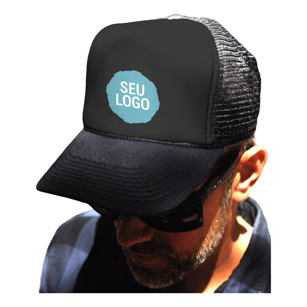 Kit 20 Bonés Personalizados Logo Marca Nome Frase Arte Foto Estampa ...