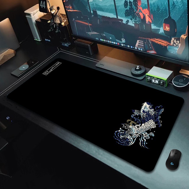 mousepad gamer tapete de rato de rato de jogo koi taichi neutro mesa ...