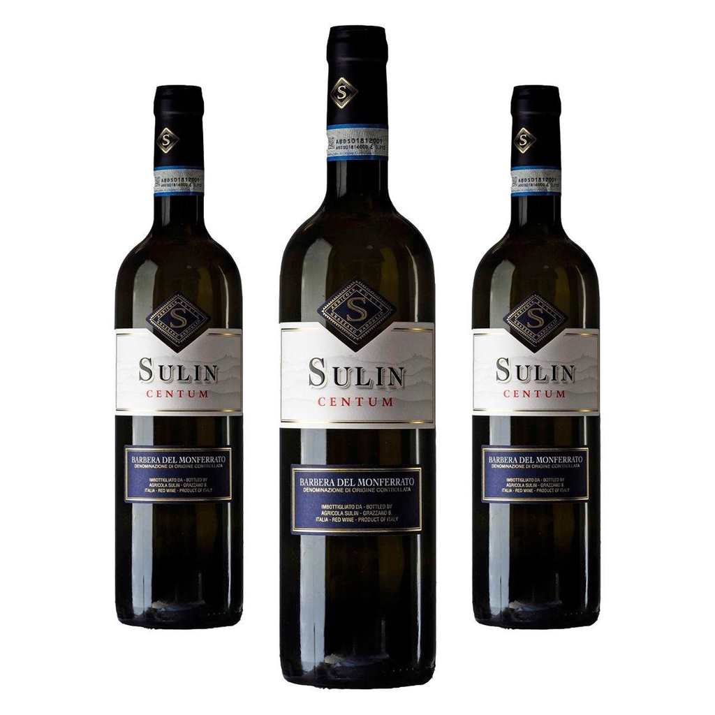 3 Un Vinho Seco Tinto Centum Barbera Del Monferrato vinícola Sulin ...