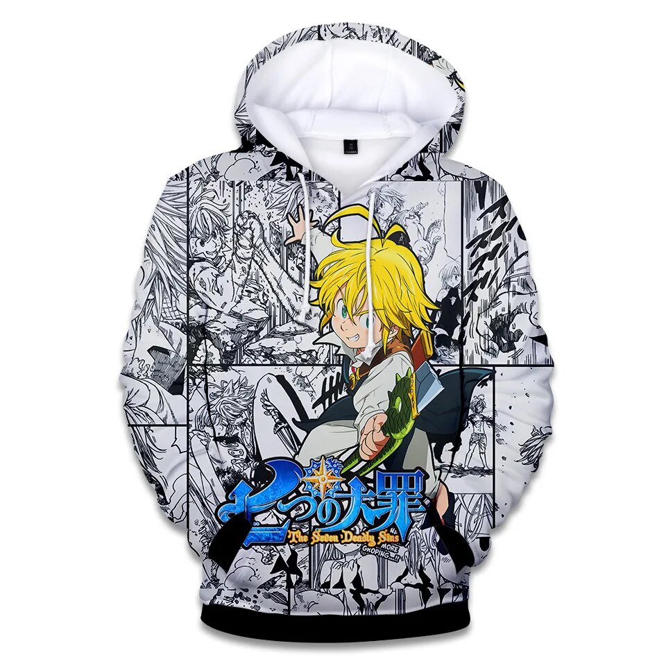 Popular Meliodas Hoodies Novas Chegadas Nanatsu No Taizai Casacos De Os Sete Pecados Mortais ...