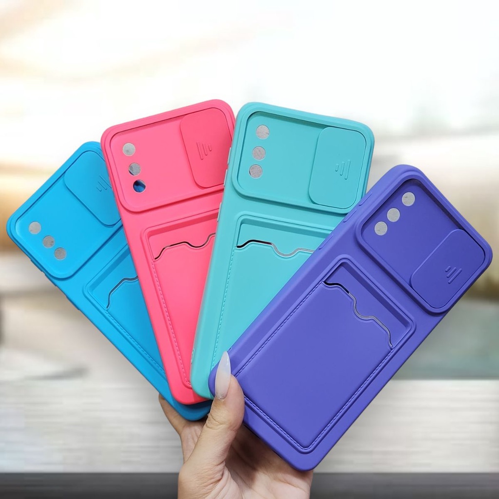 Capa Para Samsung Galaxy A02 Com Porta Cartão e Janela | Shopee Brasil