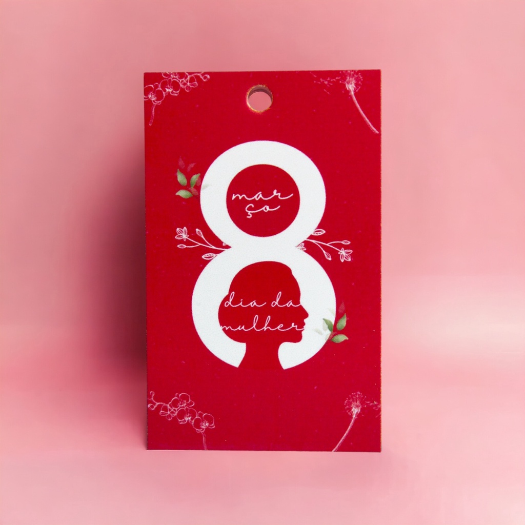 Tag Retangular 08 de Março (10 unidades) | Shopee Brasil