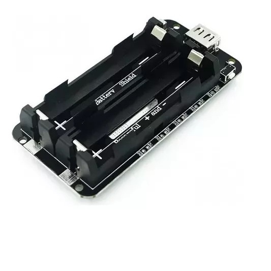 MODULO SHIELD BATERIA DUPLA 18650 PARA ESP32 V8 | Shopee Brasil