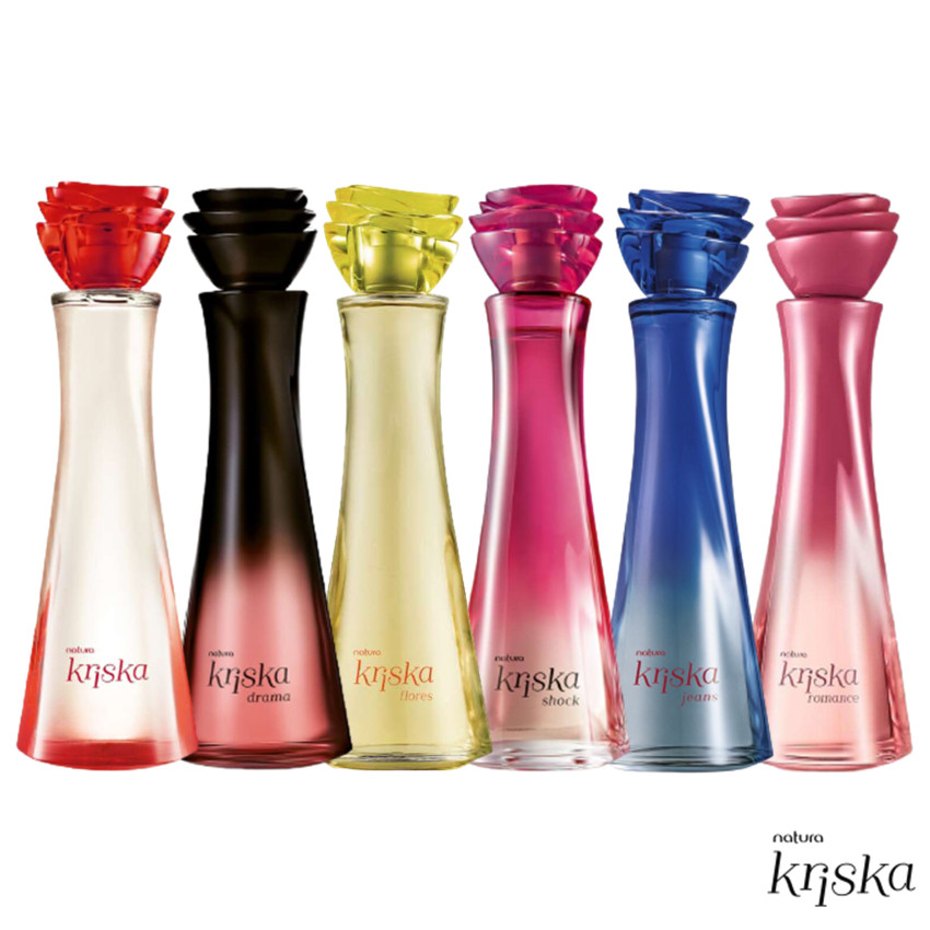 Kriska Colônia Natura - 100 ml: Tradicional, Shock, Flores, Sonhos ...