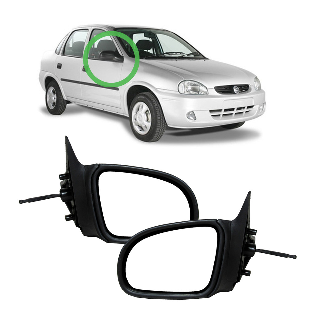 Par Retrovisor Corsa Classic 1993 1994 1995 1997 1998 1999 2000 2001 2002 Com Controle | Shopee ...