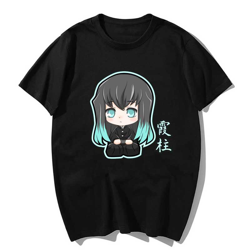 Kimetsu No Yaiba Chibi Muichiro Tokito Névoa Hashira Camiseta Homens ...