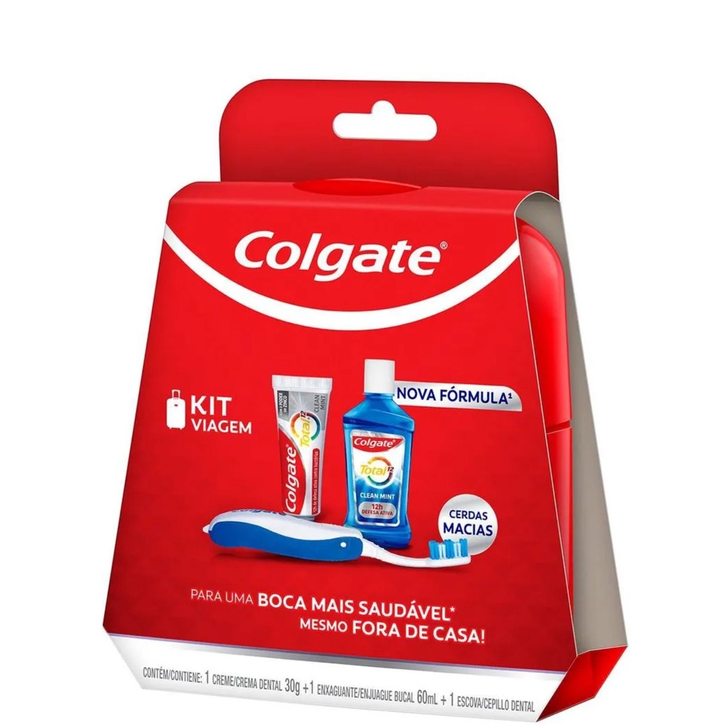 Kit de Higiene Bucal para Viagem Colgate 60ml | Shopee Brasil
